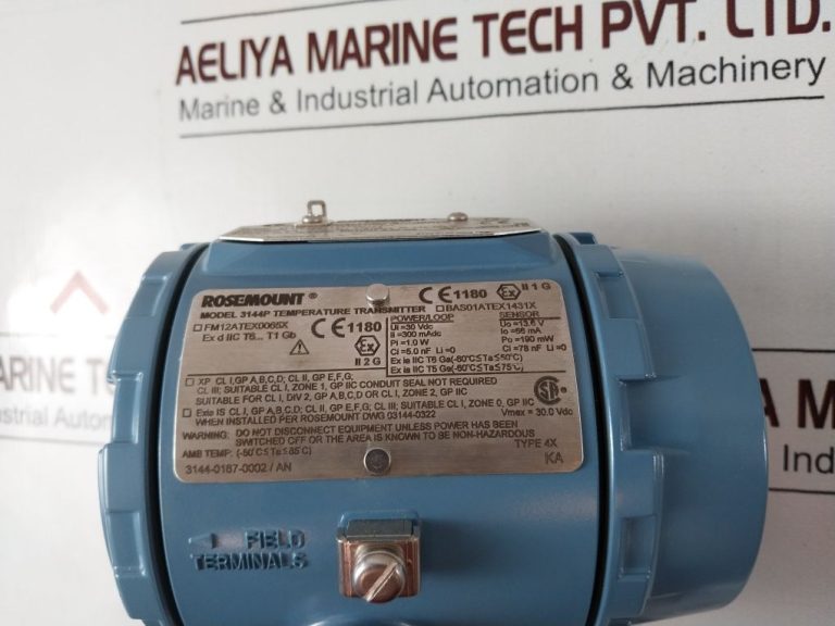 Rosemount Emerson 3144p Temperature Transmitter 4-20 Ma - Aeliya Marine