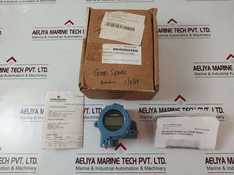 Rosemount Emerson 644 Temperature Transmitter - Aeliya Marine