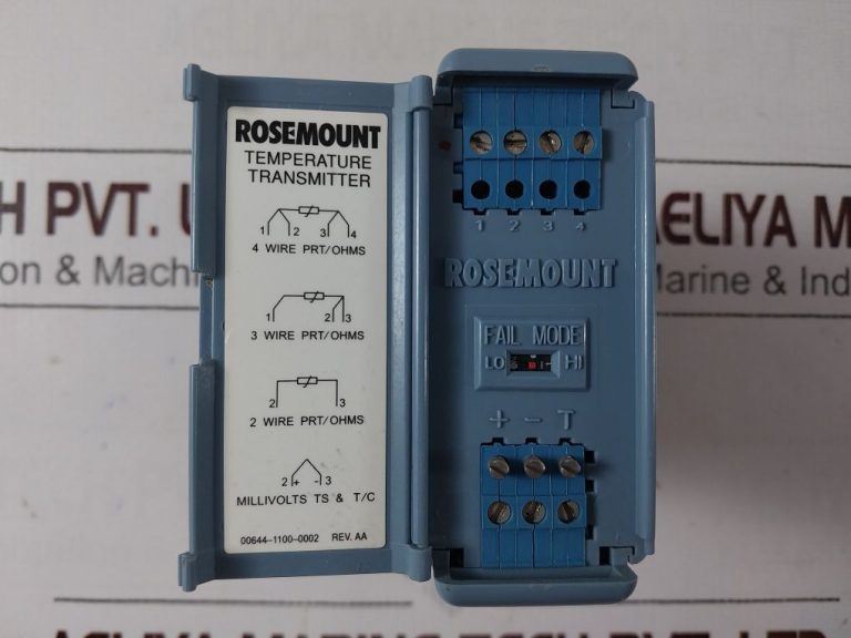 Rosemount 644ranaq4 Temperature Transmitter Rev. Aa - Aeliya Marine