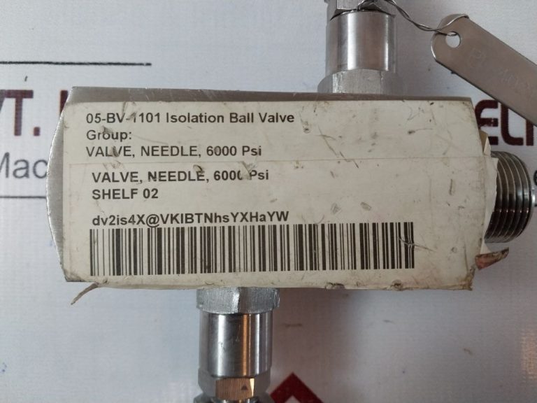 Rueger 6000psi Needle Valve - Aeliya Marine