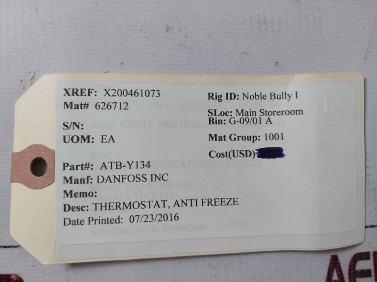 Saginomiya Atb-y134 Refrigerator Thermostat - Aeliya Marine