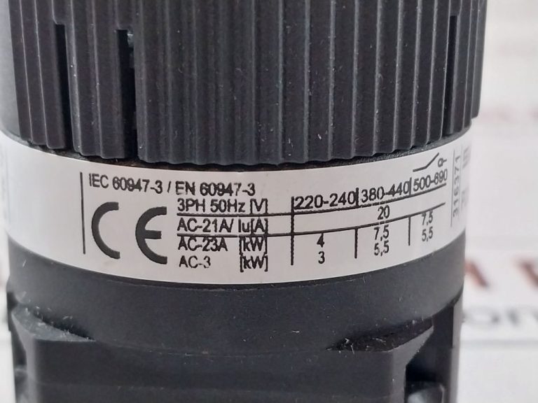 Salzer P220-61025-a01 Rotary Cam Switch - Aeliya Marine