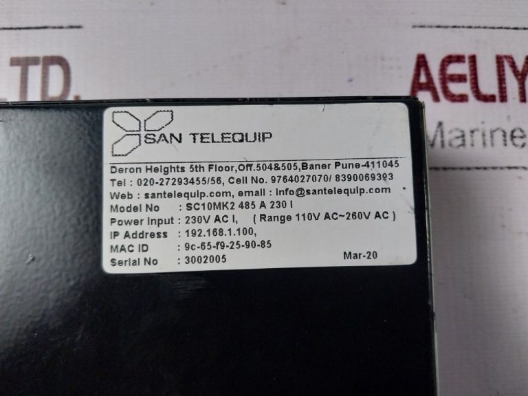 San Telequip Sc10mk2-485 Dual Port Modbus Ascii/rtu To Modbus Tcp ...