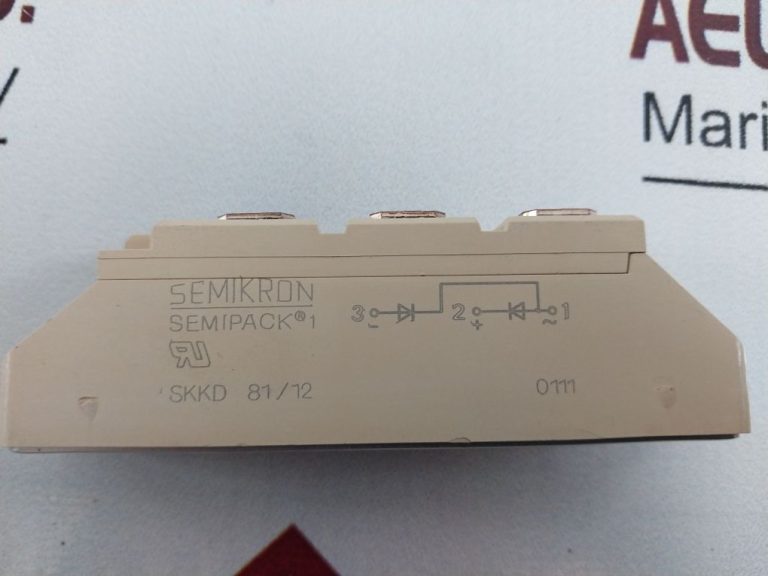 Semikron Skkd 81/12 Rectifier Diode Module - Aeliya Marine