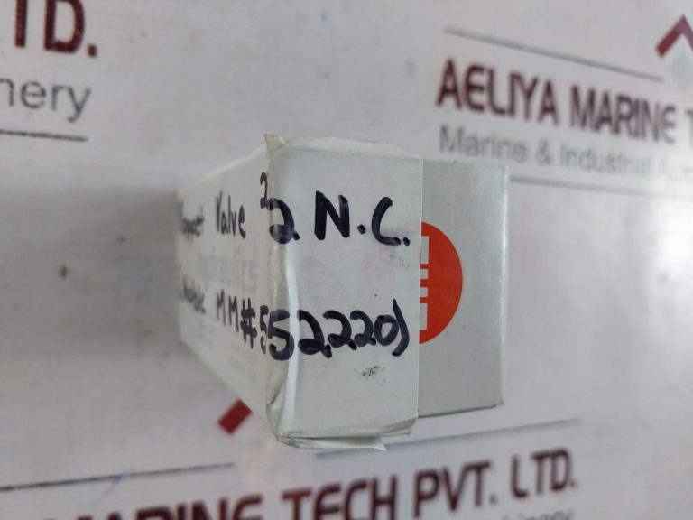Sun Hydraulics Daaa Mcn Solenoid Valve With 760224 Poppet Valve 24 Vdc ...