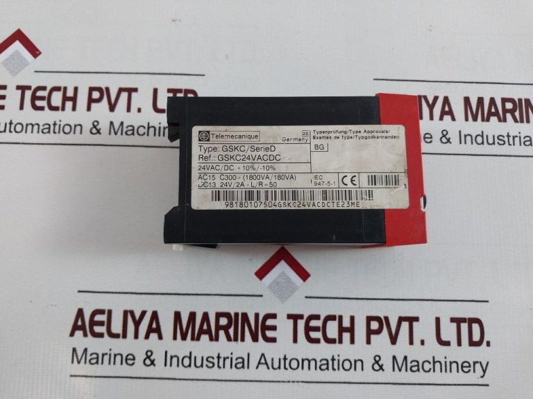 Telemecanique Gskc Safety Relay - Aeliya Marine