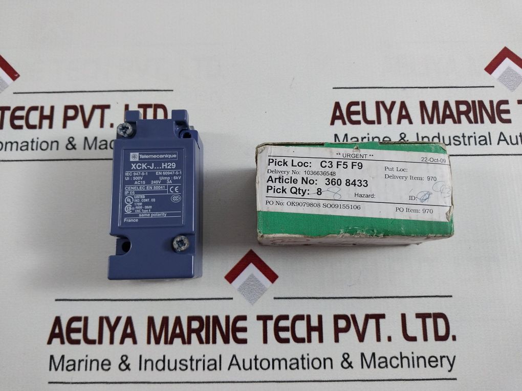 Telemecanique Xck-j…h29 Limit Switch Ip66 - Aeliya Marine
