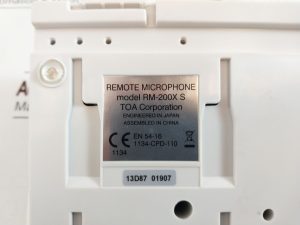 Toa Rm-200x S Remote Microphone Extension - Aeliya Marine