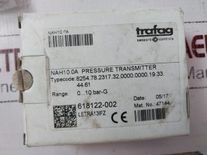 Trafag Nah10.0a Pressure Transmitter - Aeliya Marine