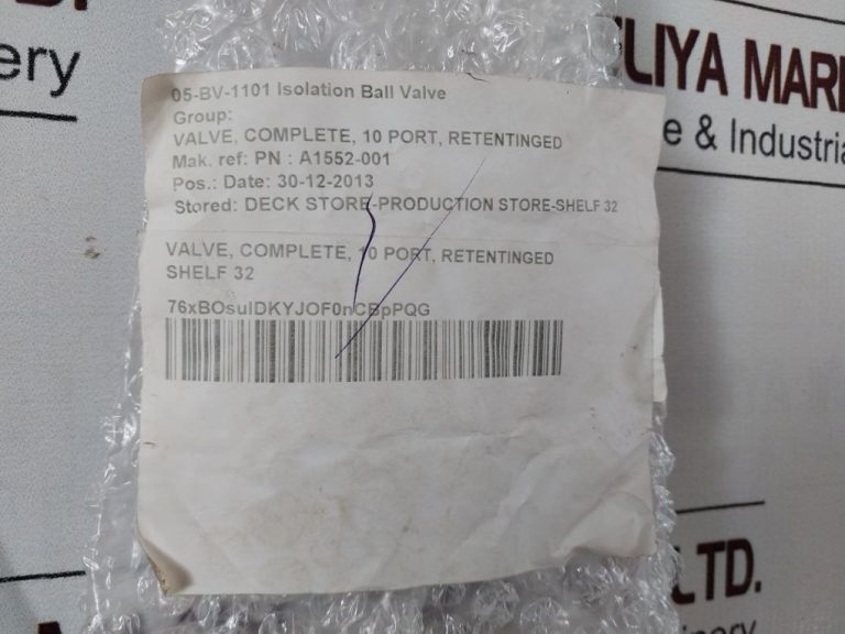 Valco Instruments A 36 Complete Valve - Aeliya Marine