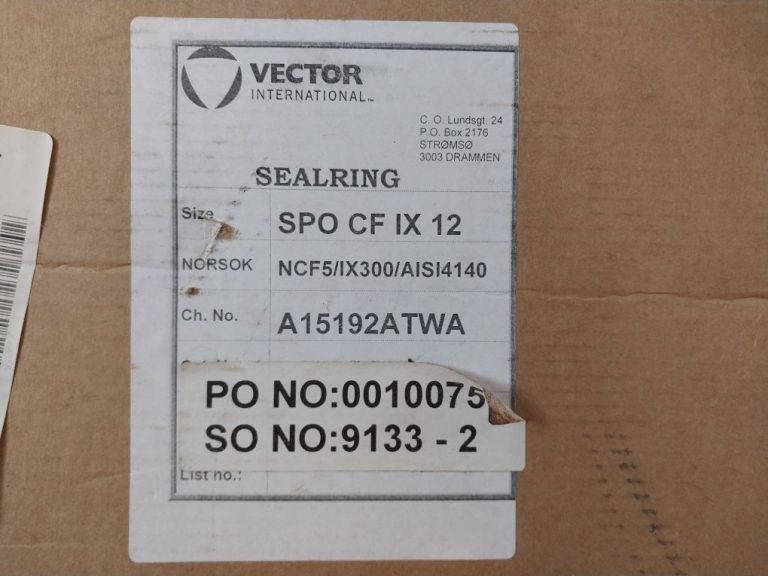 Vector Spo Cf Ix 12 Seal Ring - Aeliya Marine