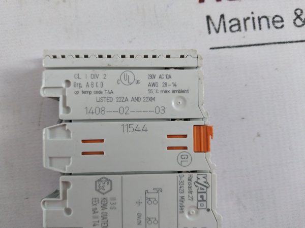 Wago 750-612 Power Supply Module - Aeliya Marine