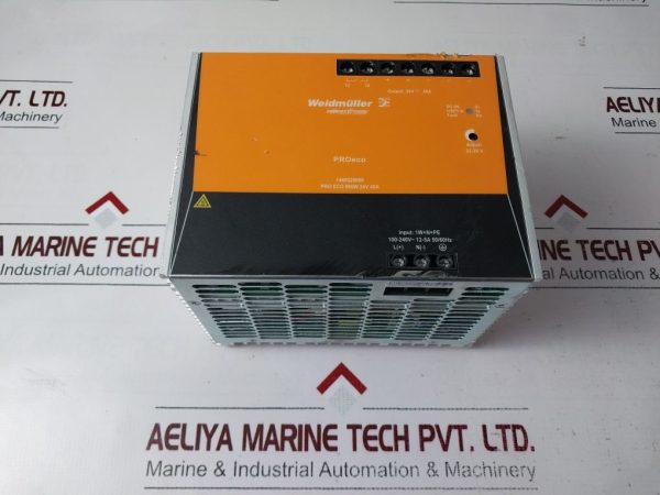 Weidmuller Pro Eco 960w 24v 40a Din-rail Power Supply - Aeliya Marine