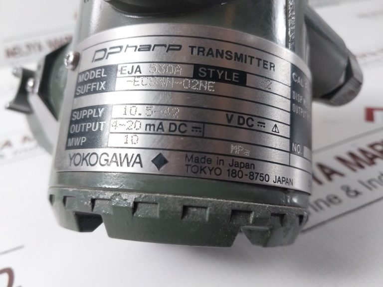 Yokogawa Eja530a Gauge Pressure Transmitter - Aeliya Marine