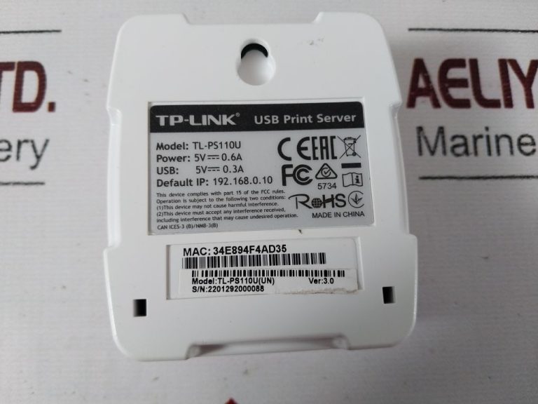 Tp-link Tl-ps110u Usb Print Server - Aeliya Marine