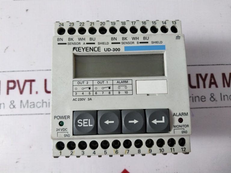 Keyence Ud-300 Amplifier Unit For Ultrasonic Displacement Sensor ...