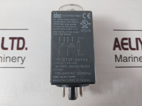Idec Gt3f-2af20 Electronic Timer - Aeliya Marine