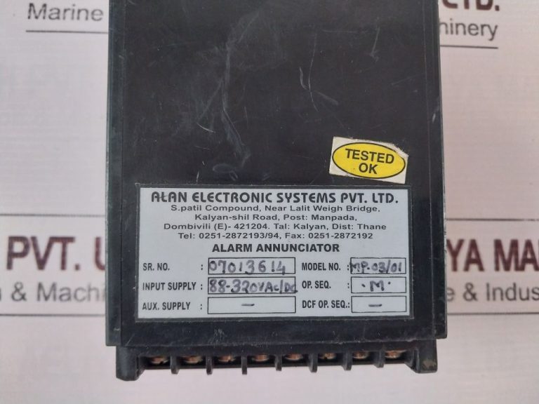 Alan Alarm Annunciator - Aeliya Marine