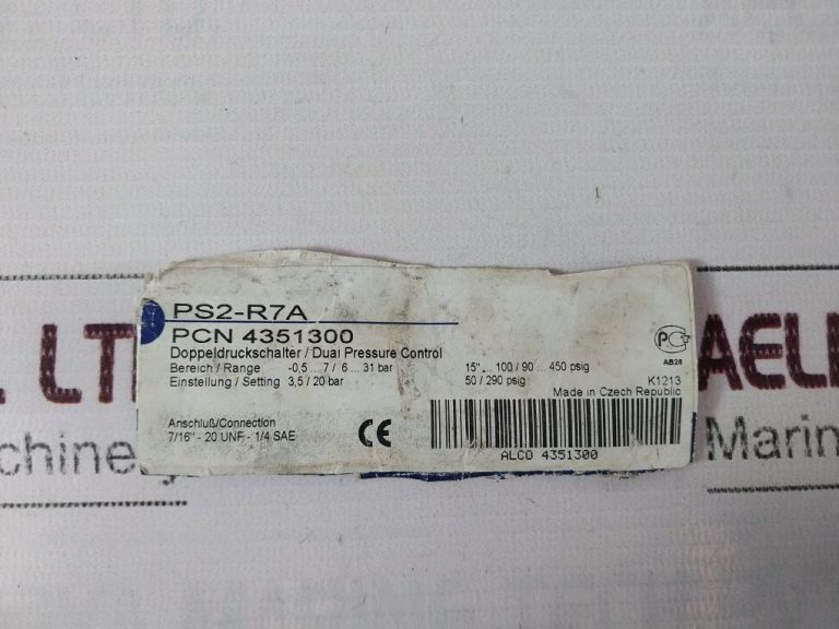 Alco Controls Ps2-r7a Dual Pressure Control - Aeliya Marine