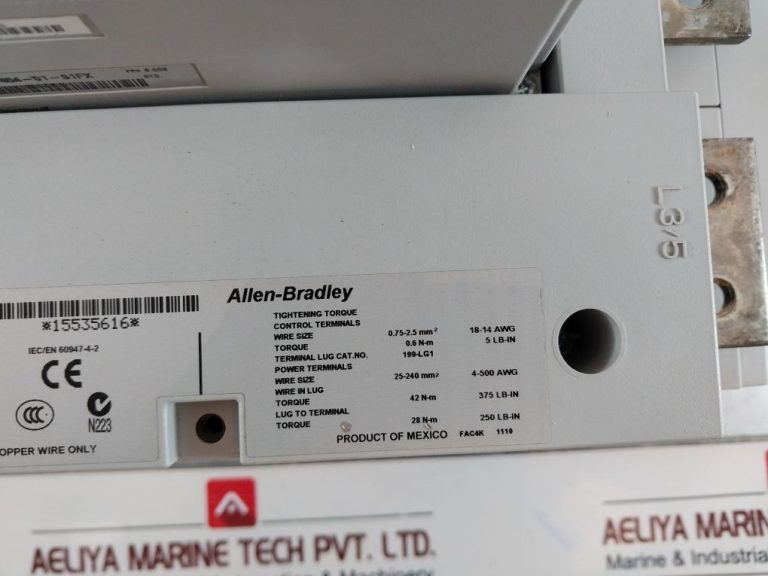 Allen-bradley 150-f480nbd Smart Motor Controller - Aeliya Marine