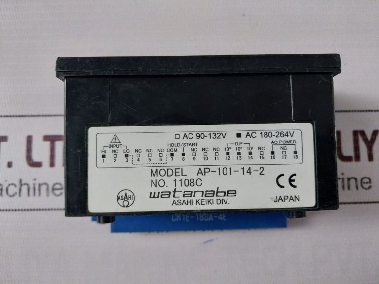 Asahi Keiki Watanabe Ap-101-14-2 Digital Panel Meter - Aeliya Marine