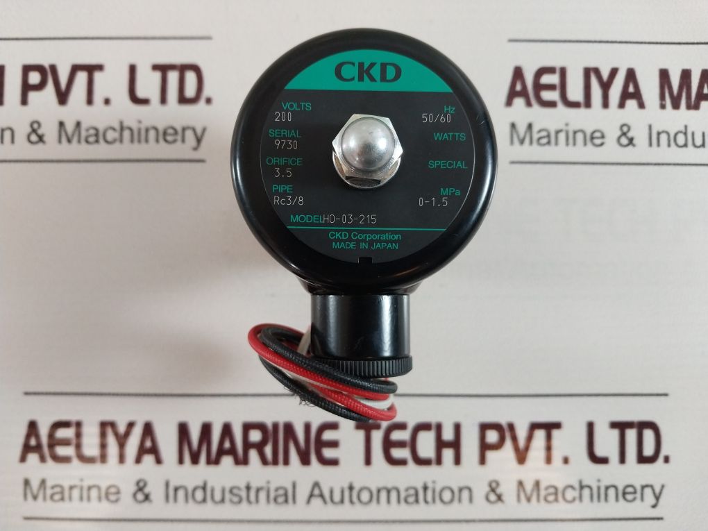 Ckd Ho-03-215 Brass Solenoid Valve - Aeliya Marine