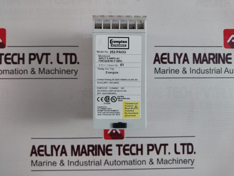 Crompton 252-paou Protector Trip Relay - Aeliya Marine