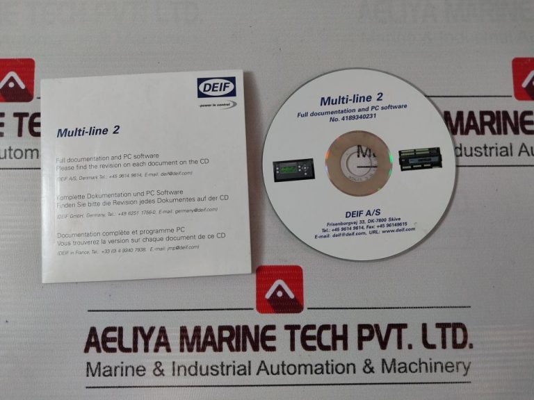Deif Mdr-2 Multi Differential Relay Ip54 - Aeliya Marine
