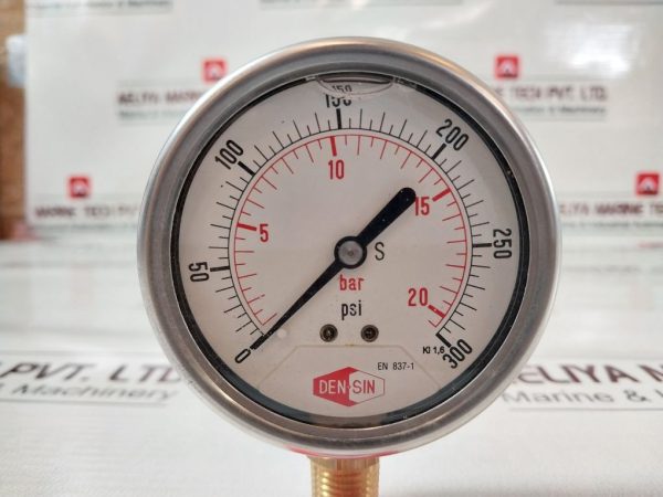 Densin En 837-1 Pressure Gauge - Aeliya Marine