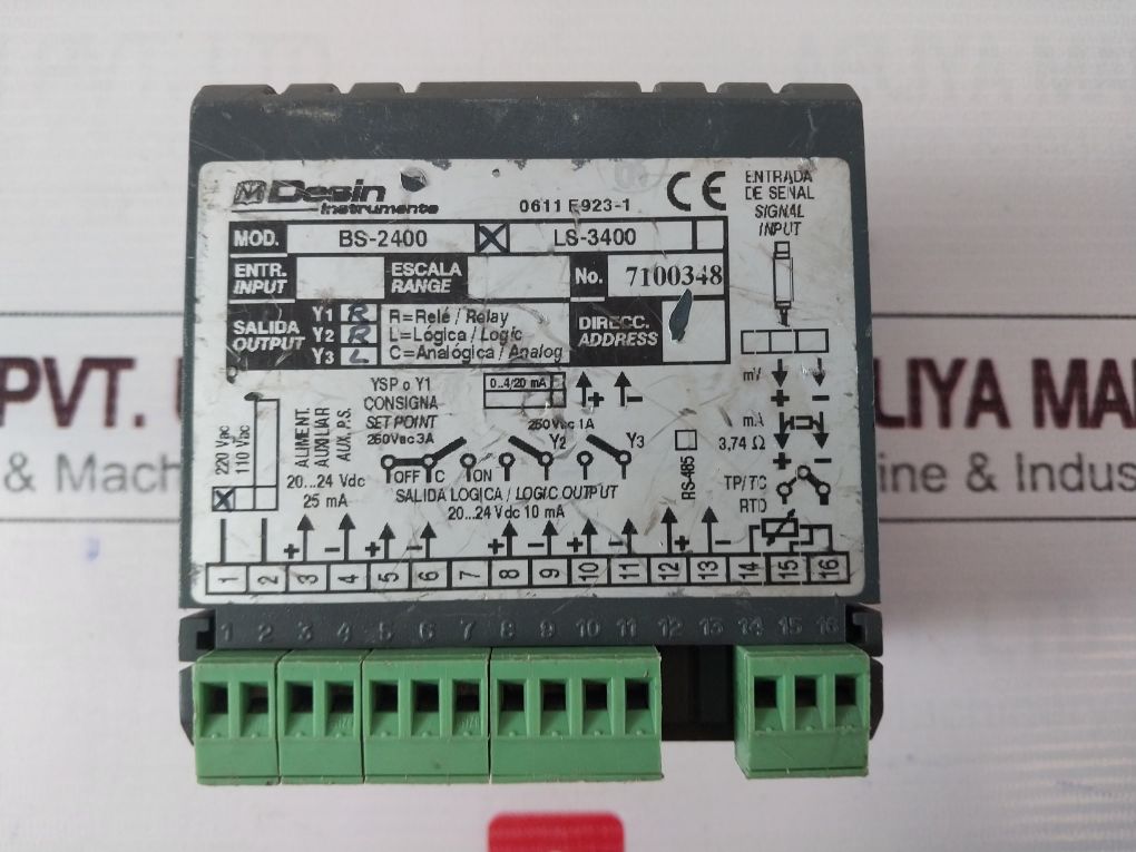 Desin Instruments Bs-2400 Configurable Pid Controller - Aeliya Marine