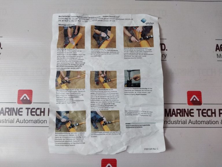 Elster Permasert Pe100 Gas Flow Switch With Overflow Opening - Aeliya ...