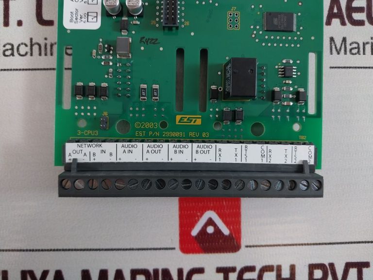 Est Edwards 3-cpu3 Central Processor Module 94v - Aeliya Marine