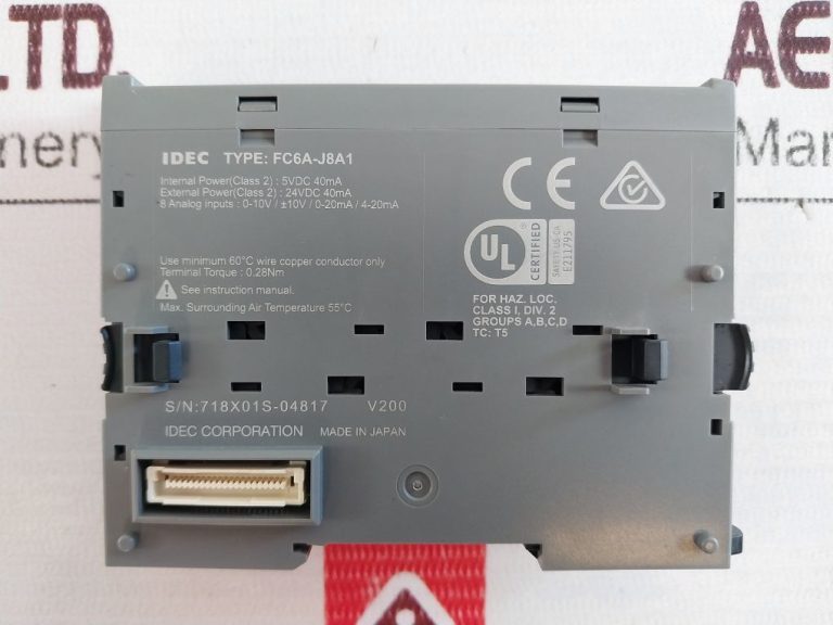 Idec Fc6a-j8a1 Input Module - Aeliya Marine