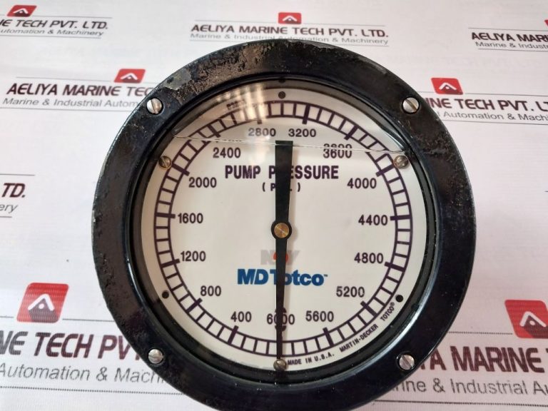 Md Totco Nov-national Oilwell Ga113-6 Pressure Gauge - Aeliya Marine