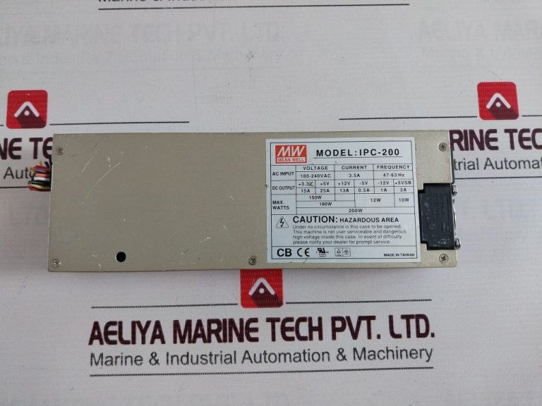 Mean Well Ipc-200 Power Supply - Aeliya Marine