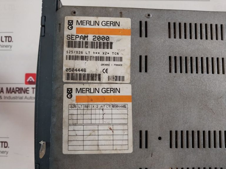 Merlin Gerin Sepam 2000 Protection Relay - Aeliya Marine