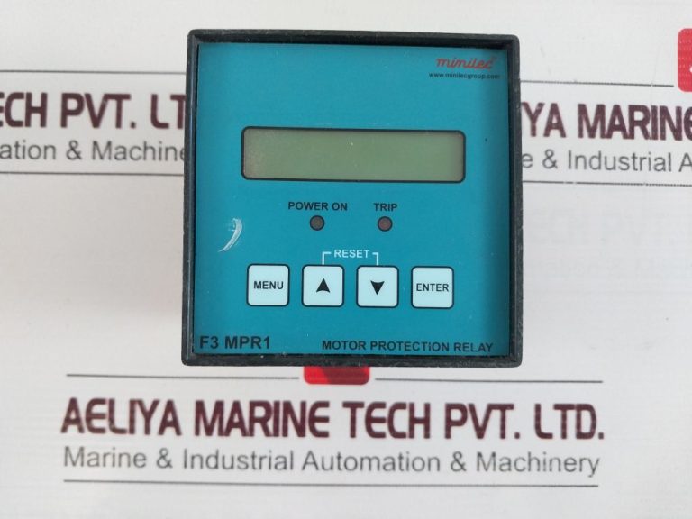 Minilec F3 Mpr1 Motor Protection Relay 270 V - Aeliya Marine