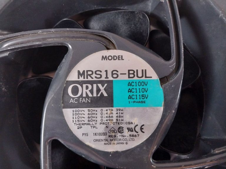 Oriental Motor Mrs16-bul Orix Ac Fan - Aeliya Marine