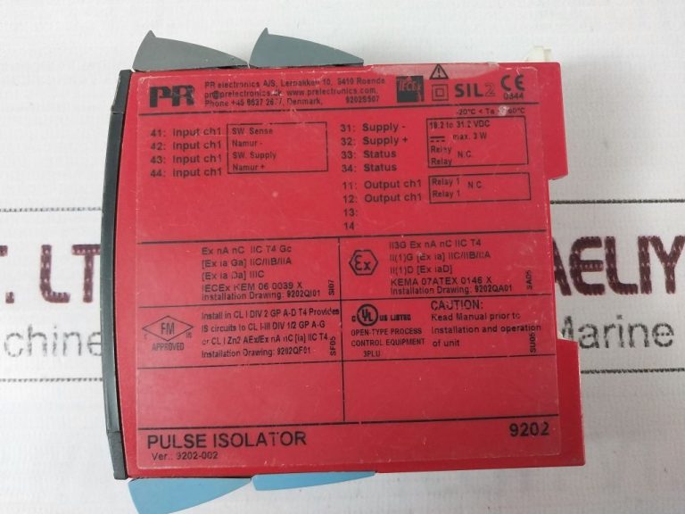Pr Electronics 9202b3a Pulse Isolator - Aeliya Marine