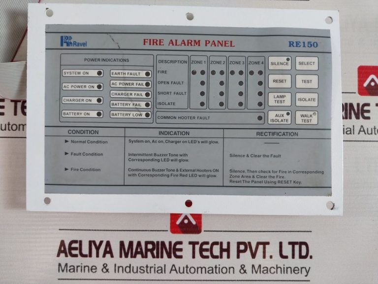 Ravel Re150 Fire Alarm Panel (Only Front Panel) - Aeliya Marine