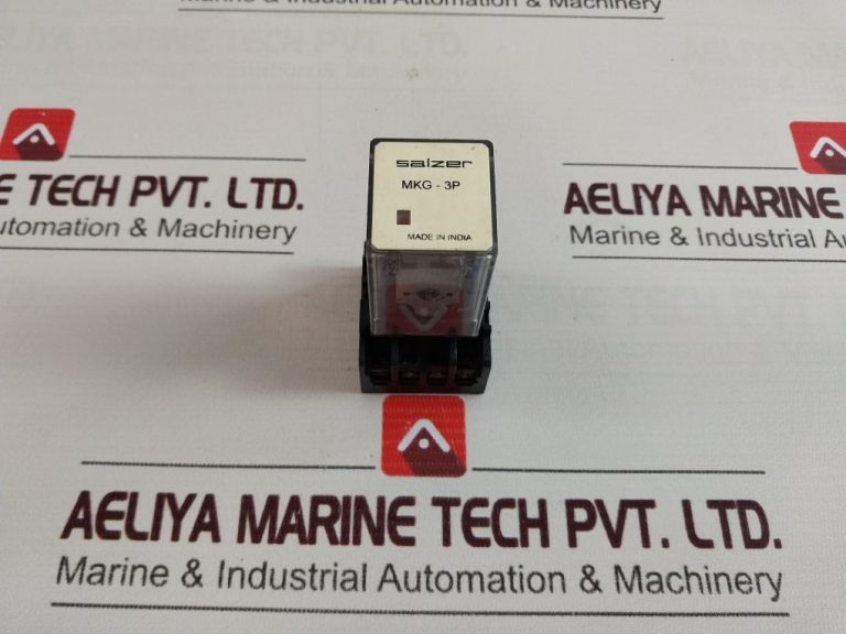 Salzer Mkg 3p 12 Relay With Base - Aeliya Marine