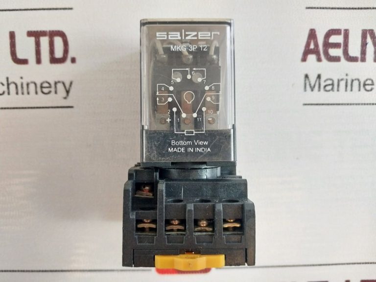 Salzer Mkg 3p 12 Relay With Base - Aeliya Marine
