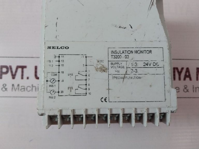 Selco T3200-03 Insulation Monitor Relay 24v - Aeliya Marine