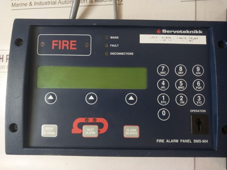 Servoteknikk Bms-904 Ek8 6,5ah Mini Fire Alarm Panel - Aeliya Marine