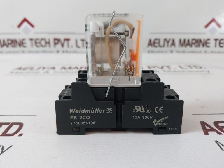 Weidmuller Drm270024l Relay With Base - Aeliya Marine