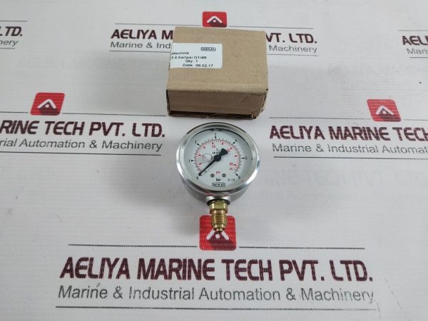 Wika 212.53.063 Hydraulic Bourdon Tube Pressure Gauge - Aeliya Marine
