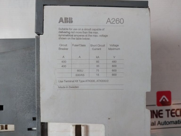 Abb A260-30 Magnetic Contactor - Aeliya Marine