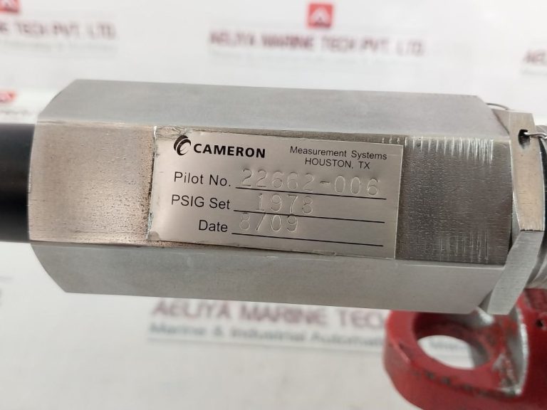Cameron Swagelok 96605-421b35gc Nuflo Pilot-operated Safety Relief ...