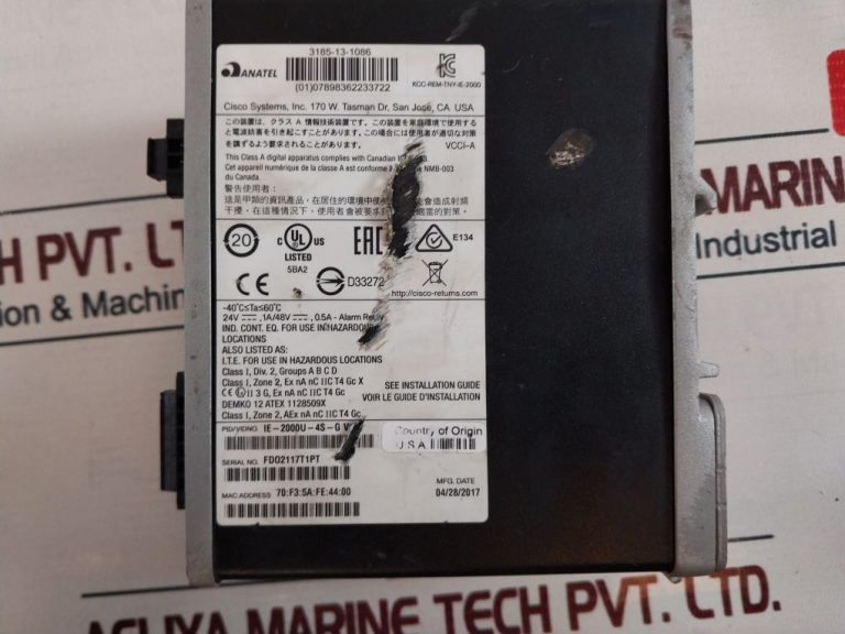 Cisco Anatel 4s-g Industrial Ethernet Switch - Aeliya Marine