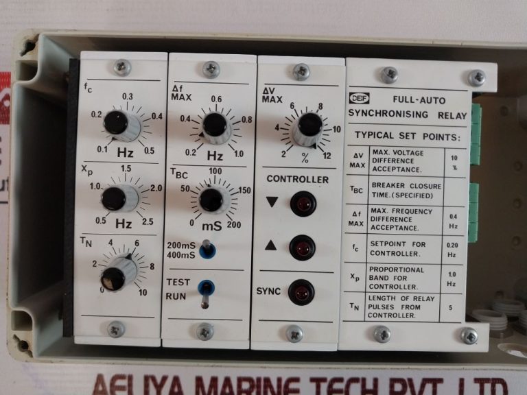 Deif Full-auto Synchronising Relay - Aeliya Marine